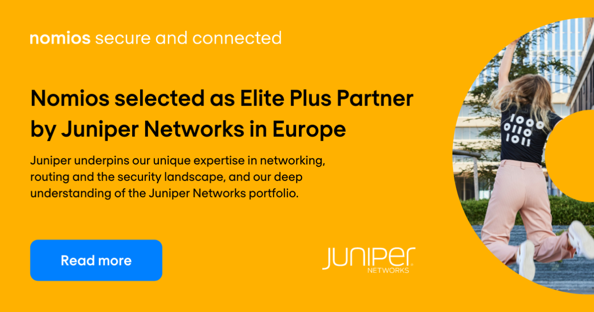 Nomios sélectionné comme partenaire Elite Plus par… | Nomios France